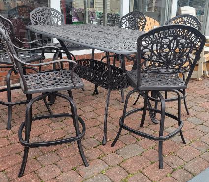 Hanamint Tuscany Counter Collection 72" Table Set $2249.00 - Rick's Sheds