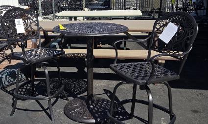 Hanamint Tuscany Bar Height Table Tuscany Collection | Hanamint